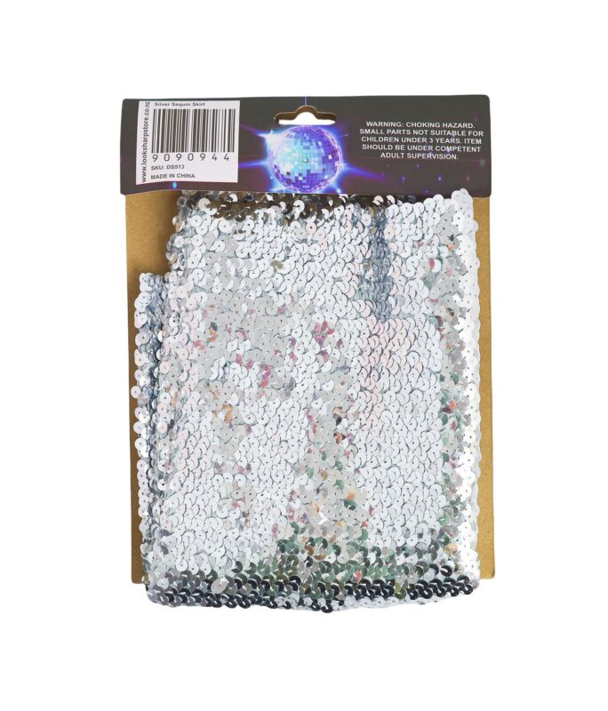 Silver Sequin Skirt – LookSharpStore