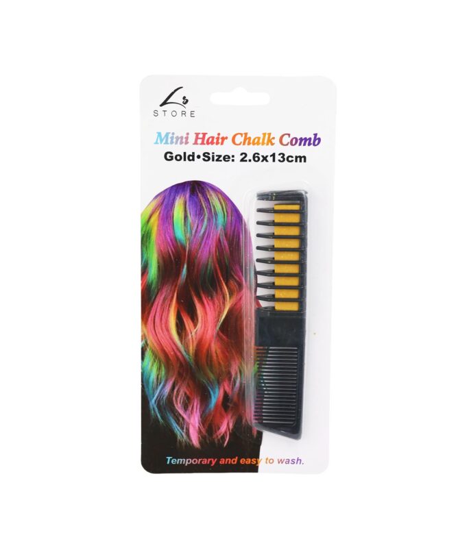 Gold Mini Hair Color Chalk Comb 2.6 x 13cm – LookSharpStore