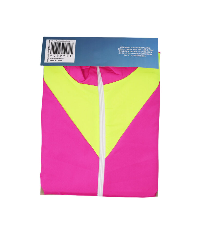 Neon Pink Tracksuit Costume – LookSharpStore