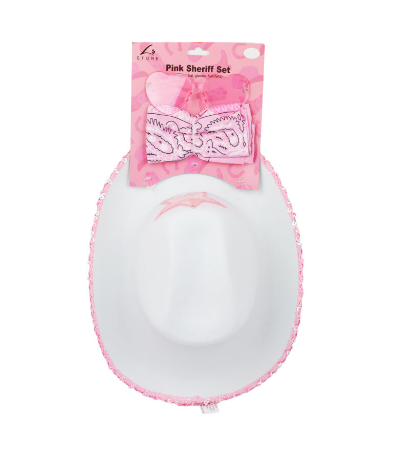 Pink Sheriff Hat Set – LookSharpStore