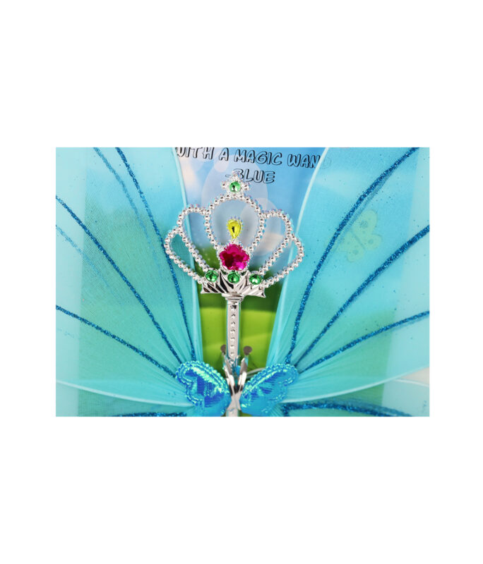 Blue Fairy Wings with Wand – LookSharpStore