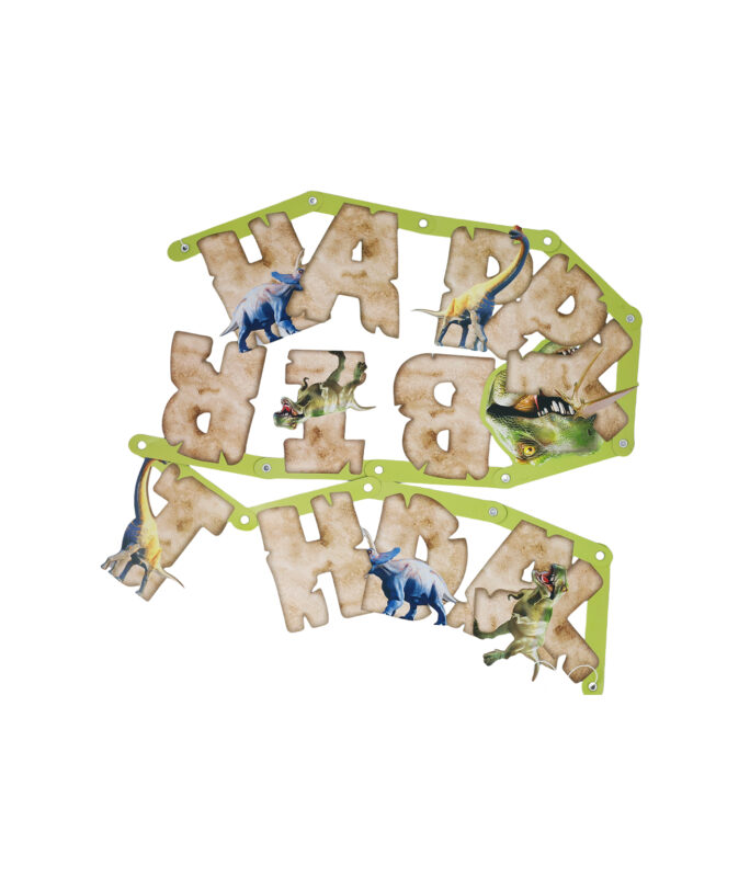 Dinosaur Printed Letter Banner – LookSharpStore