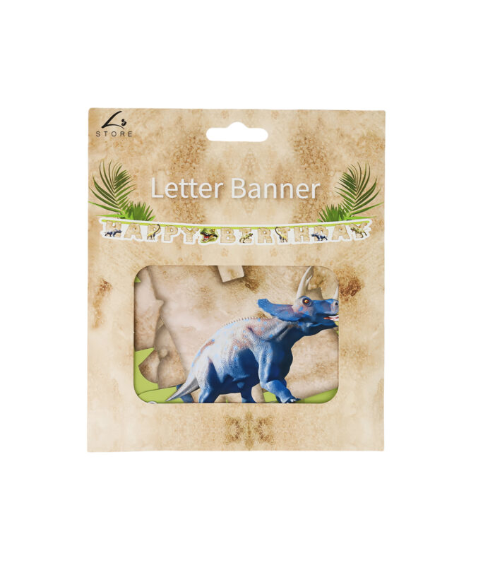 Dinosaur Printed Letter Banner – LookSharpStore