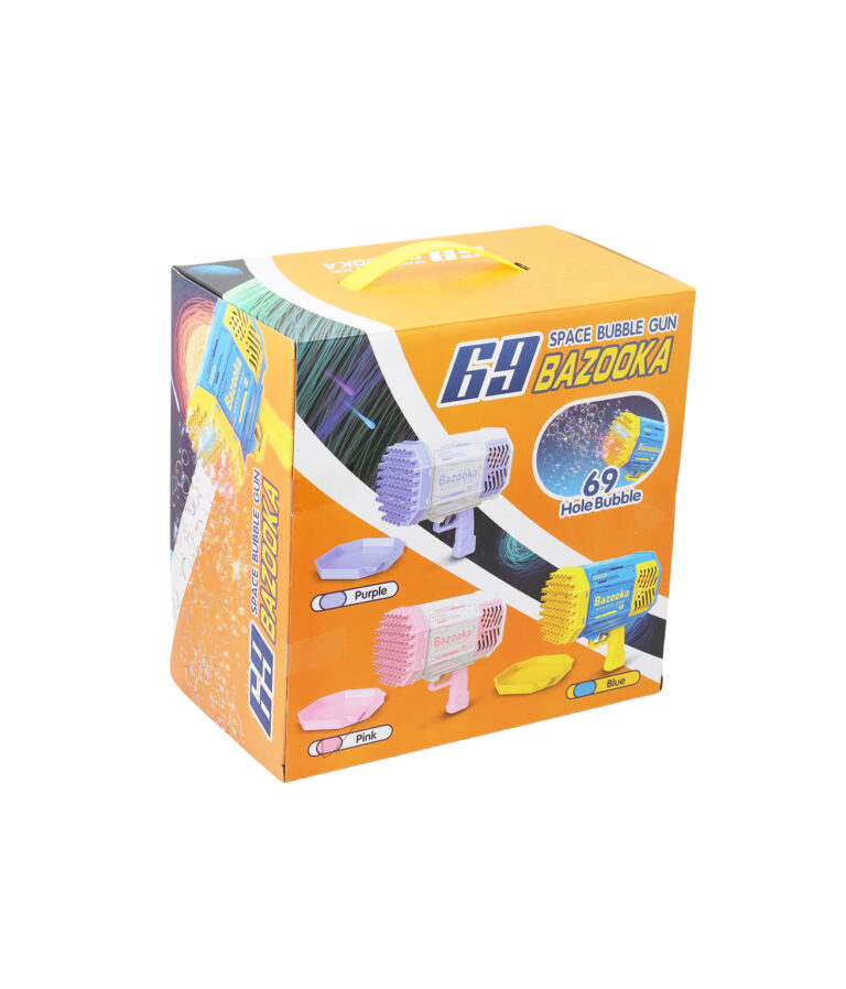 Pink Rocket Launcher Bubble Gun – LookSharpStore