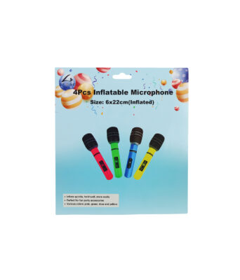 Microphone Inflatable Set 6 x 22cm – LookSharpStore