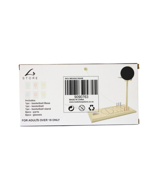 Wood Basketball Game With Glasses – LookSharpStore