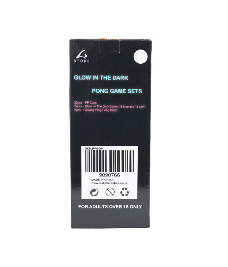 Glow In The Dark Pong Game Set – LookSharpStore
