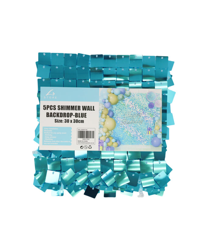 Blue Shimmer Wall Panels 5pc – LookSharpStore