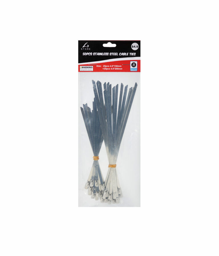 Stainless Steel Cable Tie 50pc – LookSharpStore
