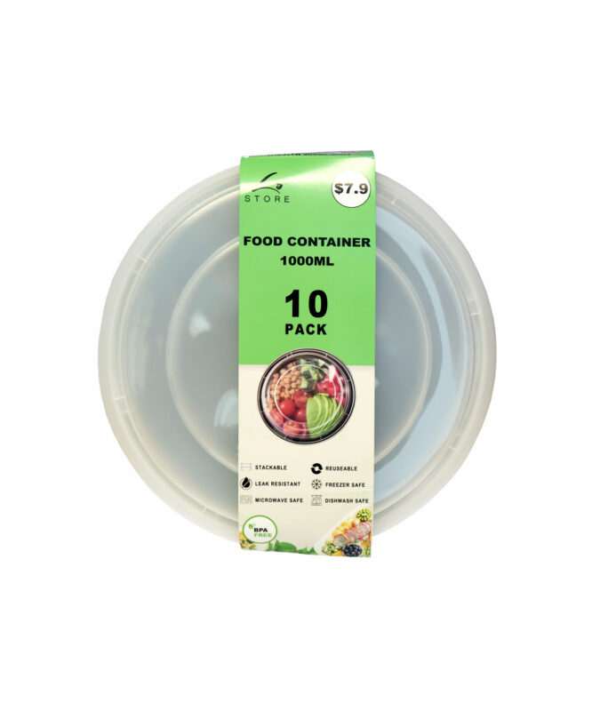 Round Take Aways Containers 10pk 1000ml – LookSharpStore