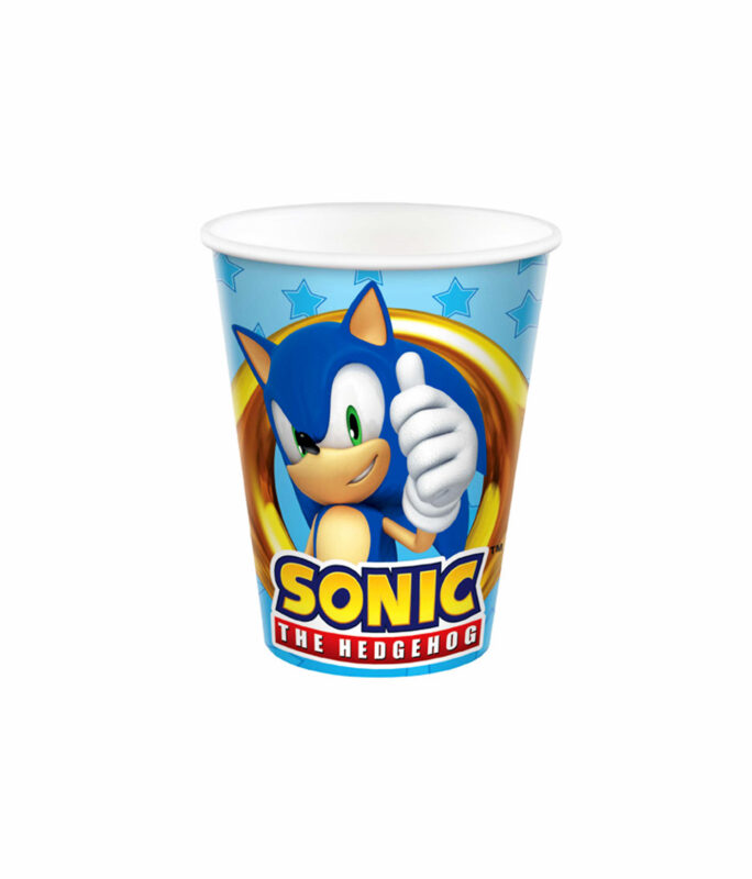 Sonic the Hedgehog Paper Cups 8pc – LookSharpStore
