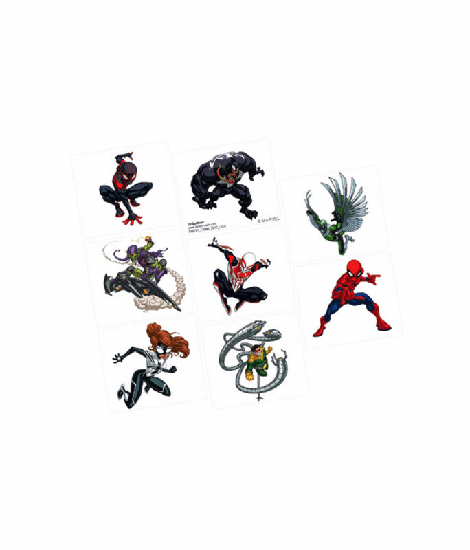 Spider-Man Webbed Wonder Tattoo Favors 8pk – LookSharpStore