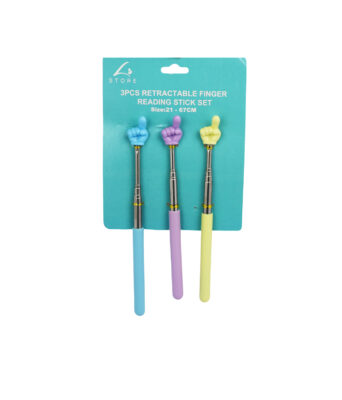 Retractable Finger Reading Stick Set 3pc – LookSharpStore