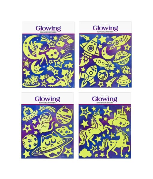 Glow In The Dark Room Stickers Assorted – LookSharpStore