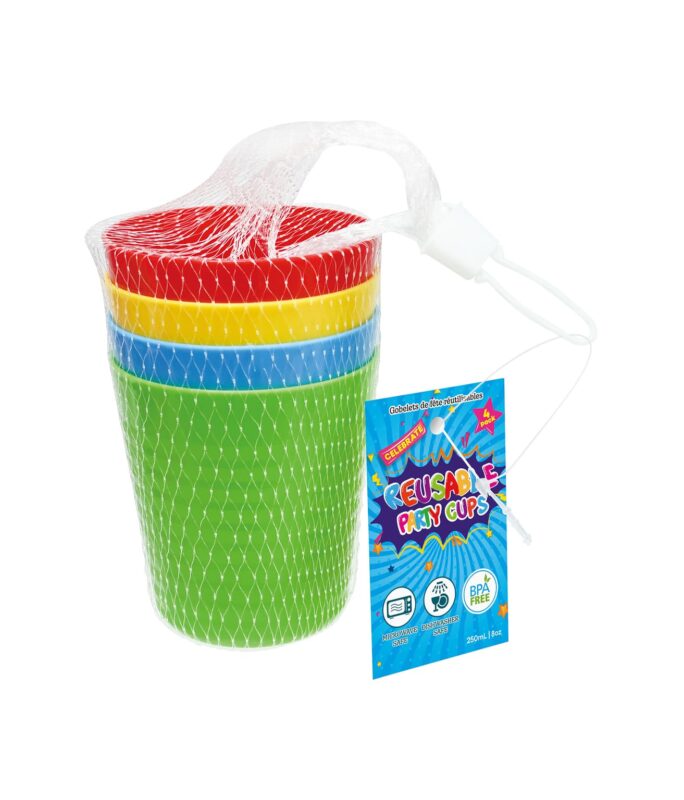 Party Cups 250mL 4 Pack – LookSharpStore