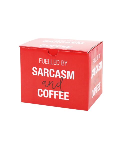 Fuelled by Scarcasm Novelty Mug – LookSharpStore