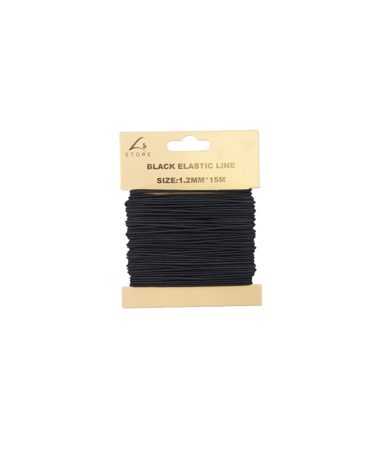 Black Craft Elastic Line 15m x 1.2mm – LookSharpStore