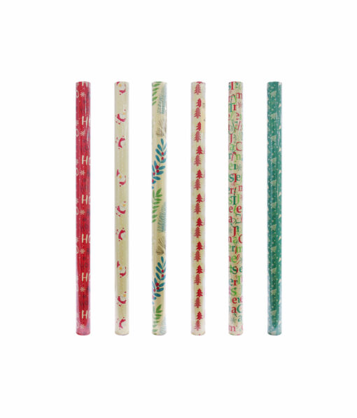 Printed Kraft Paper Wrap Assorted 70cm x 4m – LookSharpStore