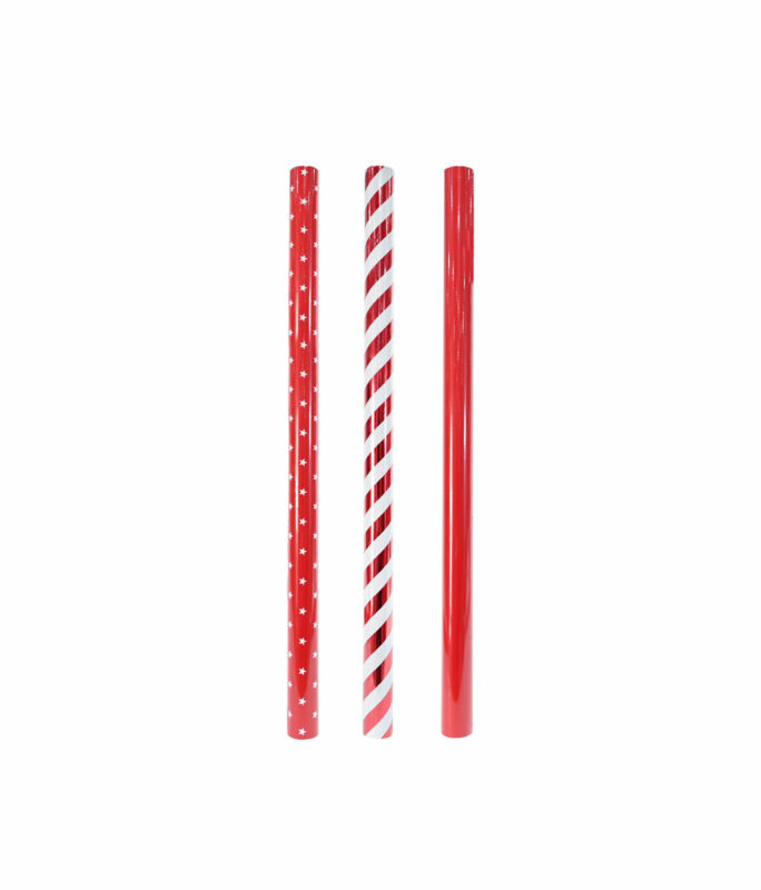 Red Wrap Paper Assorted 70cm x 5m – LookSharpStore
