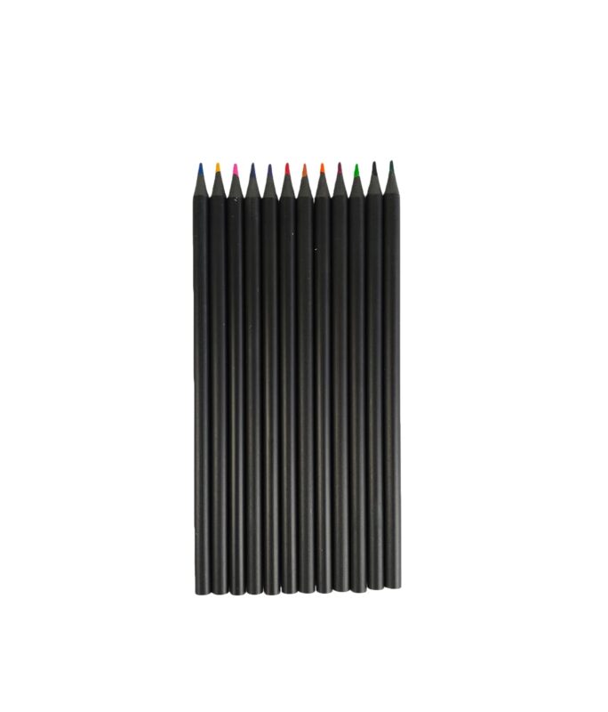 Black Edition Color Pencils 12 colors – LookSharpStore