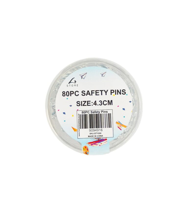 Safety Pins 80pc 4.3cm – LookSharpStore