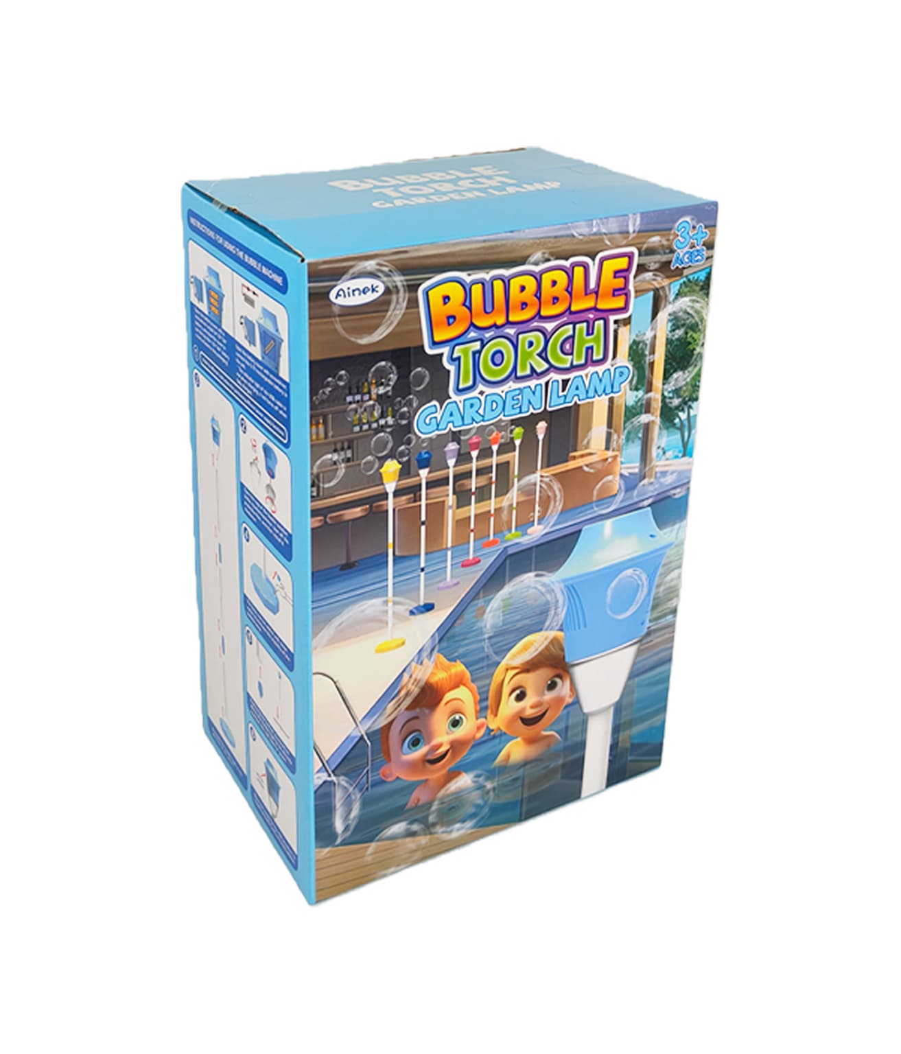 Blue Street Lamp Bubble Machine – LookSharpStore