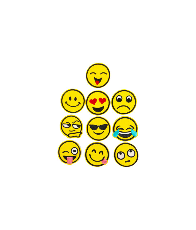 Emoji DIY Cloth Patch 10pc – LookSharpStore