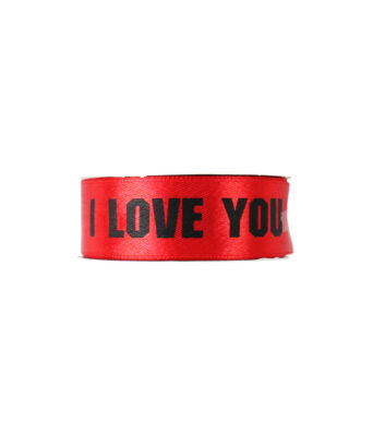 I Love You Ribbon 2.5cm x 22.8m – LookSharpStore