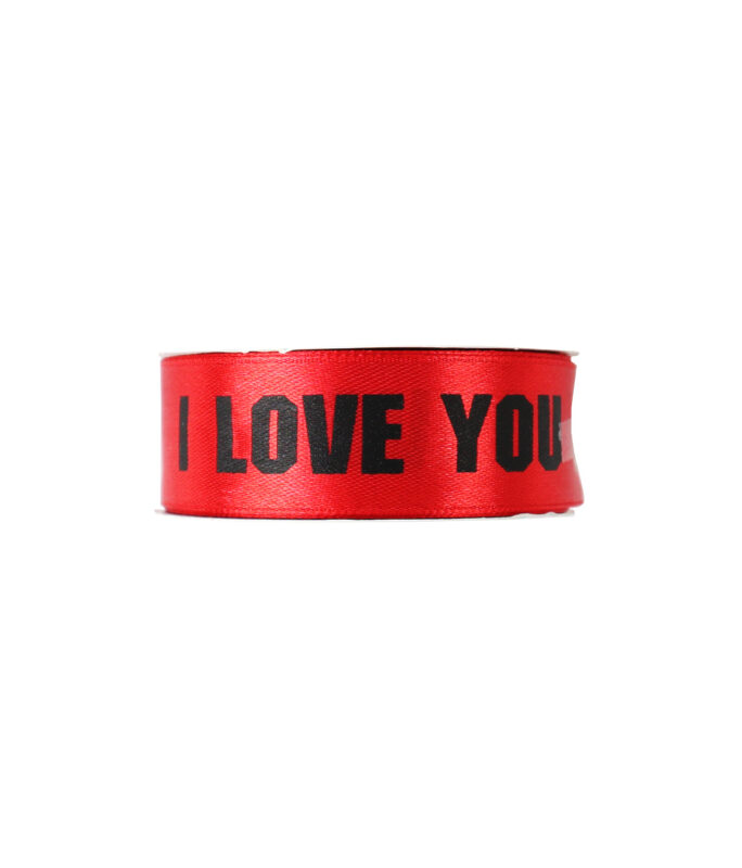 I Love You Ribbon 2.5cm x 22.8m – LookSharpStore