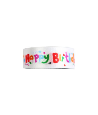 Happy Birthday Ribbon 2.5cm x 22.8m – LookSharpStore